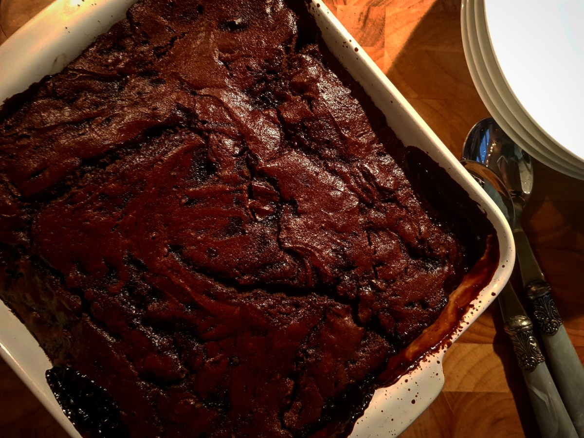 Baked saucy chocolate pudding – Boo's Little Kitchen