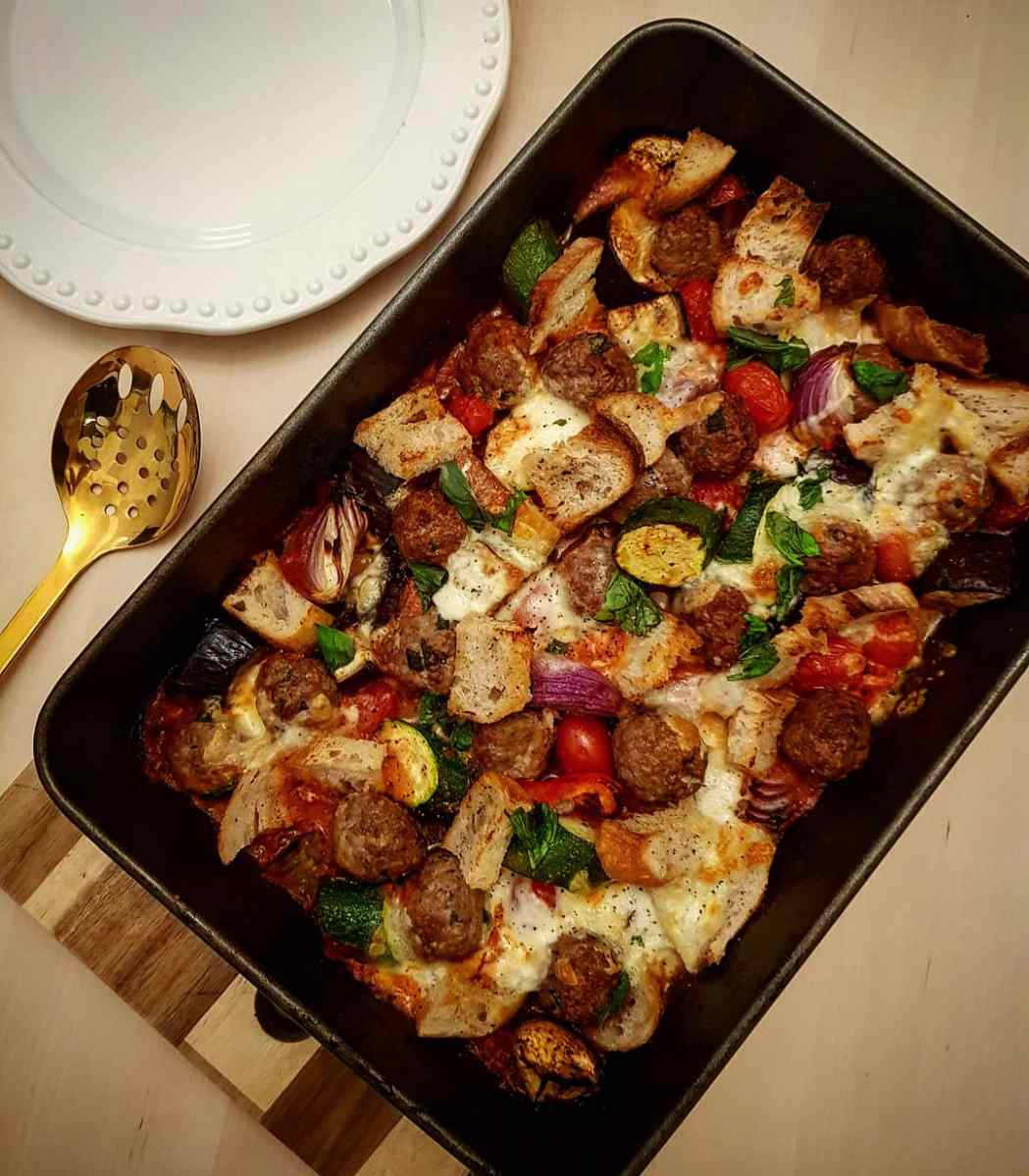 Italian Meatball Traybake – Boo's Little Kitchen